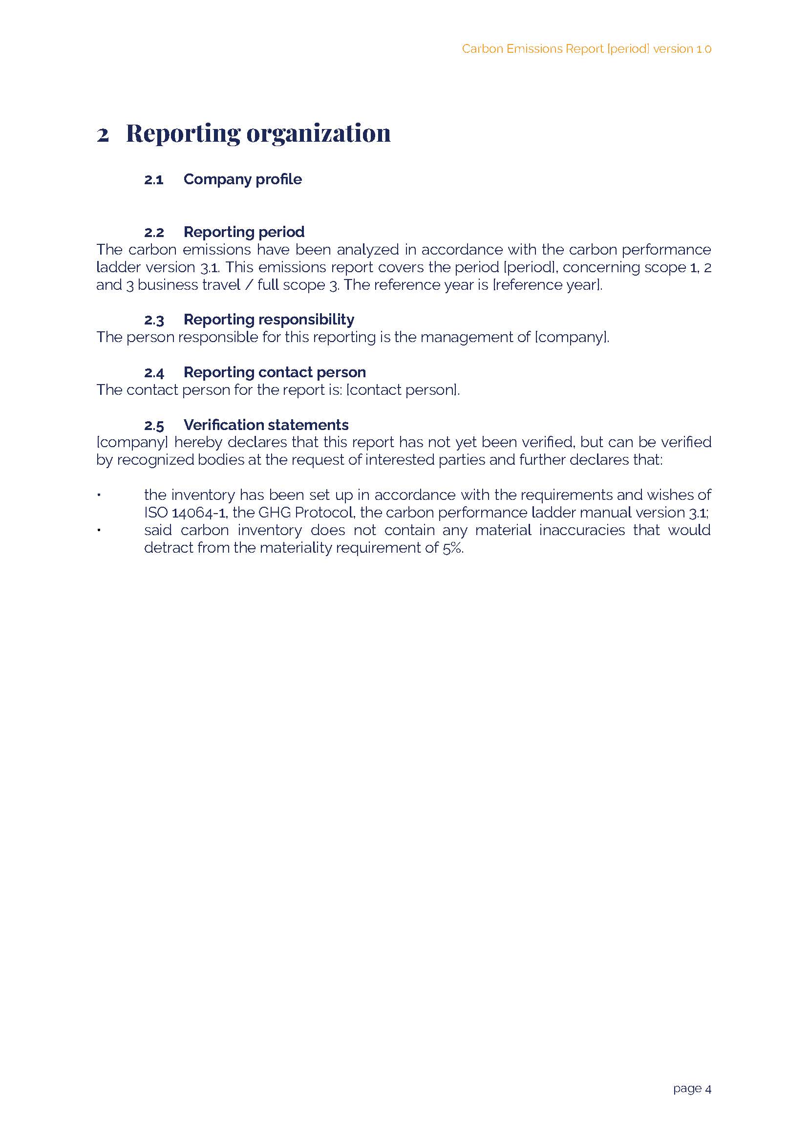 DGB | Carbon footprint analysis brochure